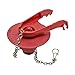 Fluidmaster 502P21 Universal Flapper with Microban, Red, Toilet ...