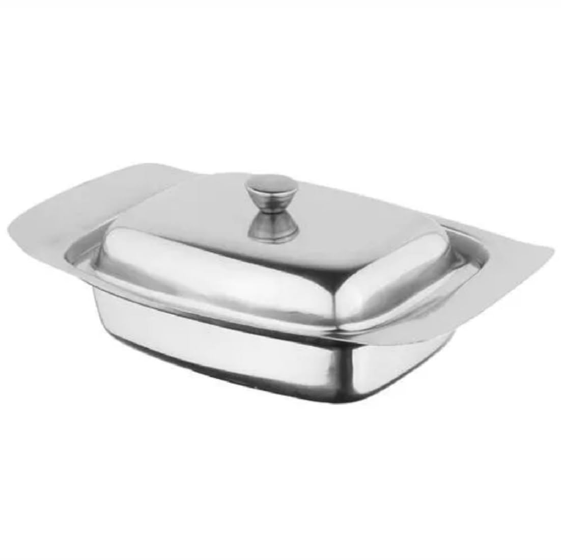 Buy INDIGO Stainless Steel Butter Box Container Dish for 500 Grams with ...