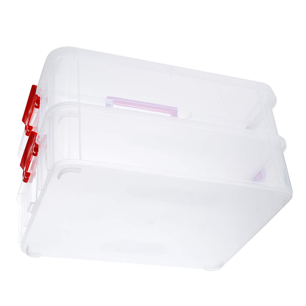 Snapklik.com : BTSKY 2 Layer Stack & Carry Box, Plastic Multipurpose ...