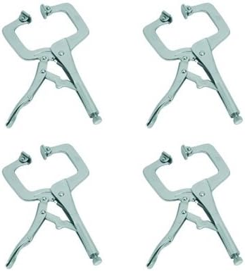 4 x Heavy Duty 6 Inch Locking Mole Grip C Clamps Work Welding Clamp ...