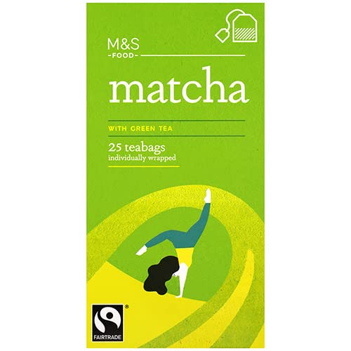 Amazon.com : Marks and Spencer Matcha Green Tea Bags 50g : Grocery ...