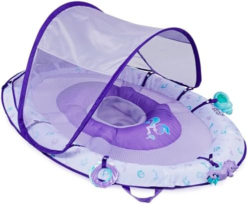 Amazon.com: SwimWays Baby Spring Float Sun Canopy - Pink Mermaid ...