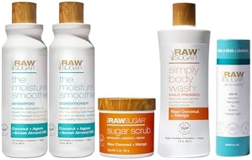 Amazon.com : Raw Sugar Moisture Smoothie Shampoo and Conditioner with ...