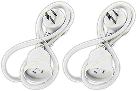 SAS Electrical 2400W Piggy Back Extension Lead, 1 Meter Length, White ...