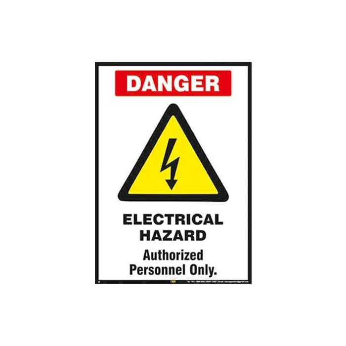 Buy Mr. Safe - Danger - Electrical Hazard Authorized Personnel Only ...