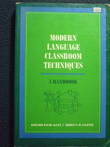 Buy Modern Language Classroom Techniques: Handbook Book Online at Low ...