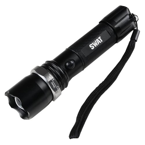 AFS® SWAT Zoom Torch Tactical LED Rechargeable with 18650 Battery ...