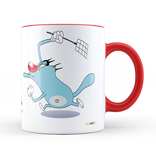 Buy Pics And You Red Coloured Mug Cartoon Themed 320 Oggy and ...