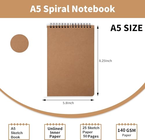 Corslet 76 Pc Colour Pencils for Adult with 25 Sheets A5 Sketch Book ...