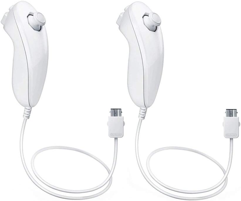 Wii Nunchuck Controller White [2 Pack] (Renewed) : Amazon.ca: Video Games
