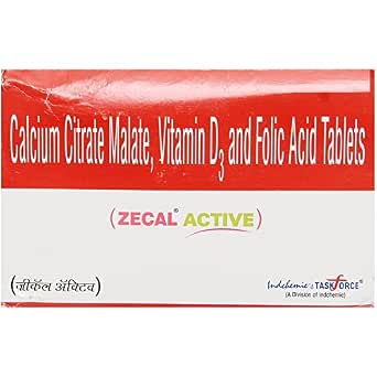 Zecal Active - Strip of 15 Tablets : Amazon.in: Health & Personal Care