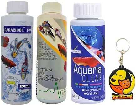 Foodie Puppies Aquatic Remedies Combo of 3- (Paracidol + Bactonil ...