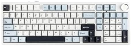 Amazon.com: AULA 99 Key Keyboard, Tri-Mode Bluetooth/2.4GHz/USB-C Cute ...