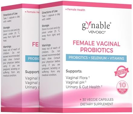 Amazon.com: Gynable Vaginal Probiotics for Women Odor & Itch Support ...