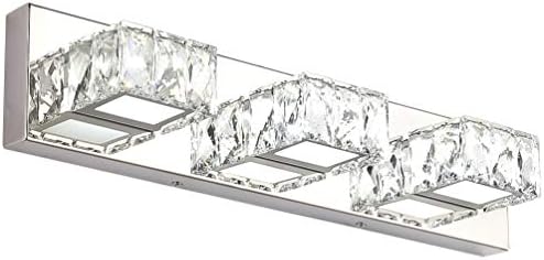 Tipace Modern 3 Lights LED Vanity Light for Bathroom Up and Down Chrome ...