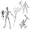 Amazon.com: QWZFirst T13 Skeleton Action Figure, Movable Articulated ...
