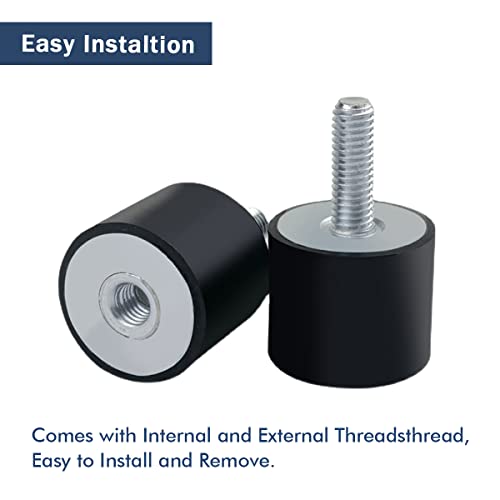 Snapklik.com : Rubber Mounts Shock Absorber, 4 Pack M6 Rubber Vibration ...
