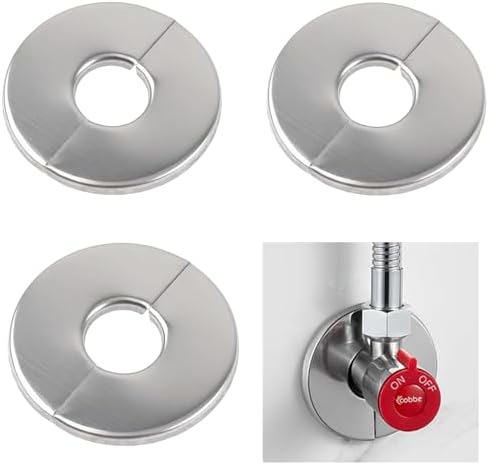 Wall Split Flange, HONSNKS 3Pcs Self Adhesive Round Escutcheon Plate ...