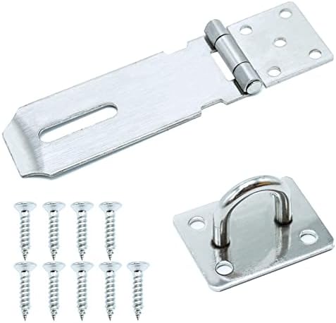 Door Padlock Hasp Heavy Duty Stainless Steel Padlock Hasp and Staple ...