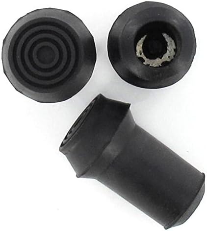 Meadex Rubber Mouldings Walking Stick Ferrules Tips with Washer - 16mm ...