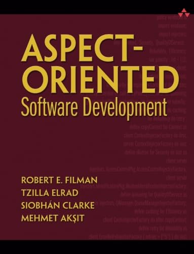 Aspect-Oriented Software Development: Filman, Robert E.: 0785342219760: Amazon.com: Books