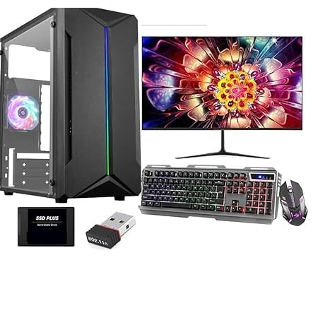 Gaming Desktop Assembled Core i7 | 22inch Monitor| PC for Home ...