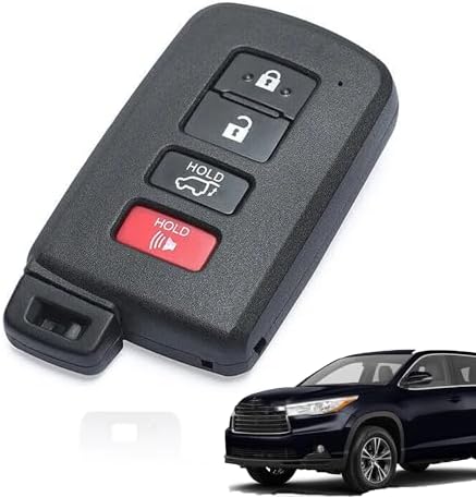 Amazon.com: Generic Key Fob Remote Replacement Fits for Toyota Highlander 2014-2019 Keyless ...