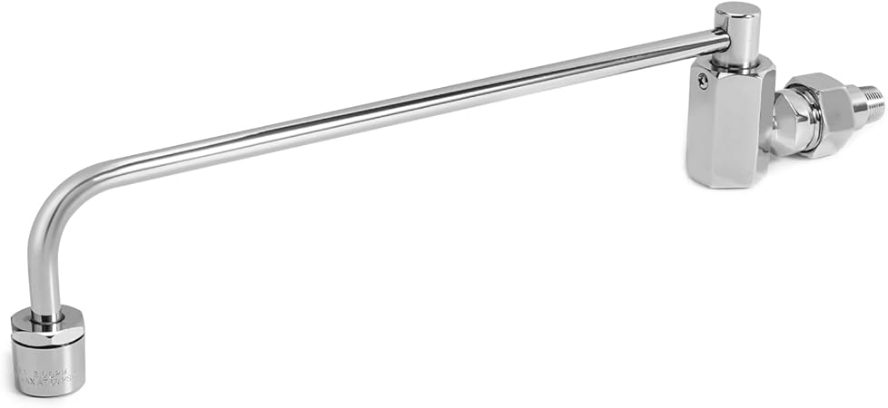 ZKDAUSDO Swing Spout Brass Wok Range Faucet, 3/8" NPT Male Inlet ...