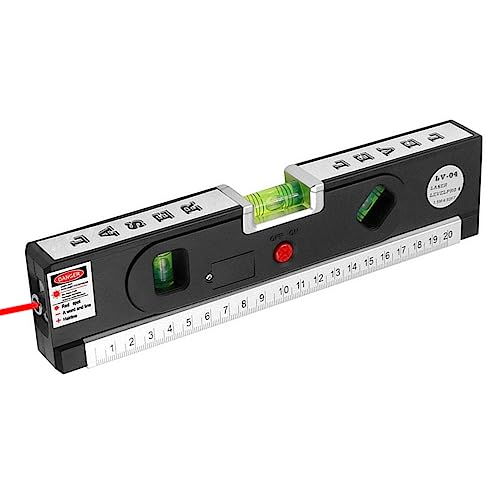 Multipurpose 4 in 1 Laser Level – Level Tool Kit with Retractable ...