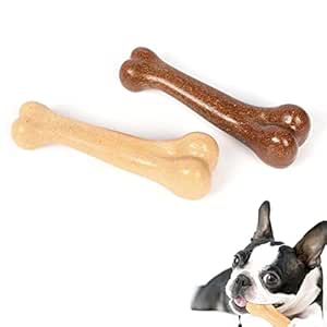 Buy Qpets® 2pcs Dog Toys for Puppies, Dog Bone Toy Molar Toy Puppy Teething Chew Stick Healthy ...