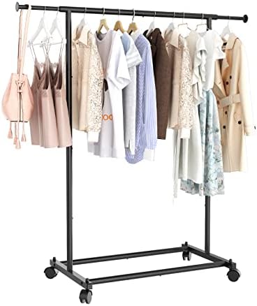 Wisdom Star Perchero con Barra Extensible, Perchero de Ropa Metálico ...