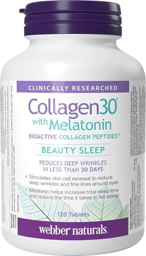 Webber Naturals Collagen30 with Melatonin Tablets