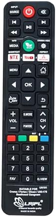 Buy LRIPL Compatible Remote for Croma TV/Dixon Remote/Fortex Tv Remote ...