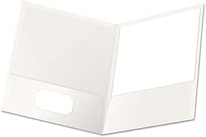 Amazon.com : 2 Pocket High Gloss Laminated Paperboard Folder - Pack of ...