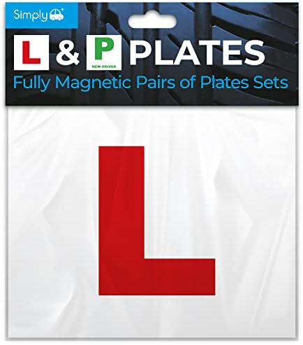 TMS Strong Magnetic P Plates | Made in the UK | 2 Pack Just Passed ...