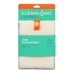 Amazon.com : Clean Logic Exfoliating Body Scrubber Large, 1 Count ...