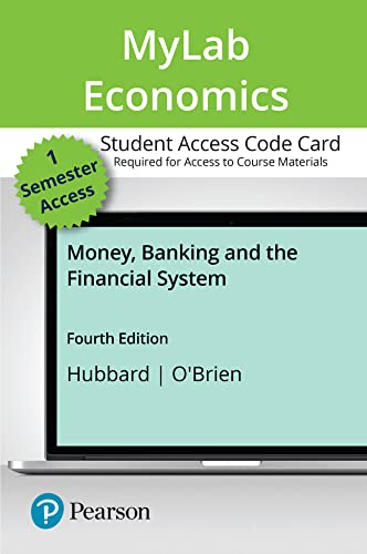Amazon.com: Money, Banking, and the Financial System - MyLab Economics ...