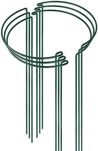 Amazon.com : 8 Pack Half Round Plant Support Stakes Sets - Strong Plant Support, Versatile Plant ...
