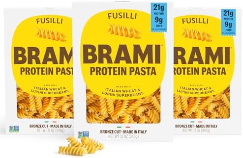 Amazon.com : Brami Italian Protein Fusilli Pasta | Low Carb, High Fiber ...