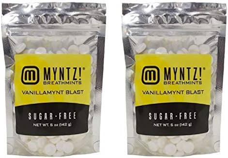 Amazon.com: MYNTZ! VanillaMynt Blast - 5 oz pouch Breathmints Myntz ...
