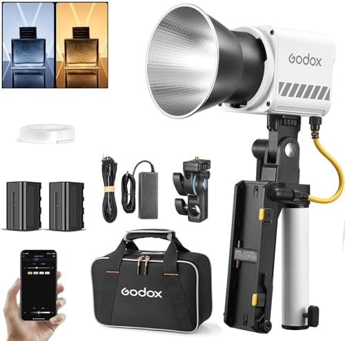 Amazon.com : Godox ML100Bi Bi-Color Continuous Output LED Video Light ...