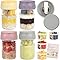 Amazon.com: SOLIGT 4 Pack Overnight Oats Containers with Lids, Folding Spoons and Divided ...