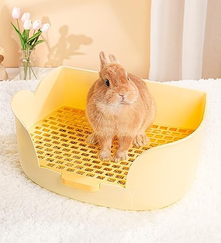 Amazon.com : Misyue Large Rabbit Bunny Litter Box for Cage, Small ...