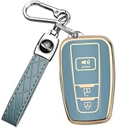 Amazon.com: 2Pcs 4 Buttons Silicone Rubber Key Fob Cover Compatible ...