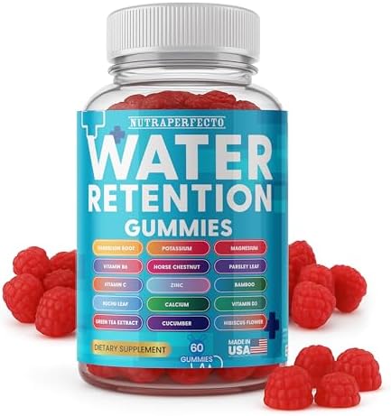 Amazon.com: NutraPerfecto Water Retention Diuretic Gummies for Bloating ...