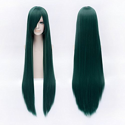 Amazon.com: Coolsky Long Wig Atrovirens Color Natsuiro Kiseki Stright ...