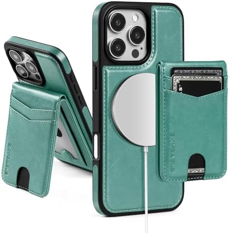 Amazon.com: SkyEagle Compatible Magsafe 2 in 1 Detachable iPhone 16 Pro Max Wallet Case with ...