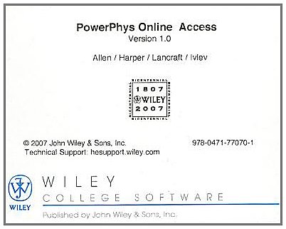 Buy Password Card to access PowerPowerPhys Book Online at Low Prices in ...