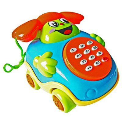 Cartoon Musical Phone Car Early Educational Toy - COLORMIX : Amazon.in ...