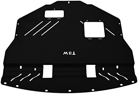 Amazon.com: Black TBW Aluminum Under Tray Skid Plate for 2011-2014 ...